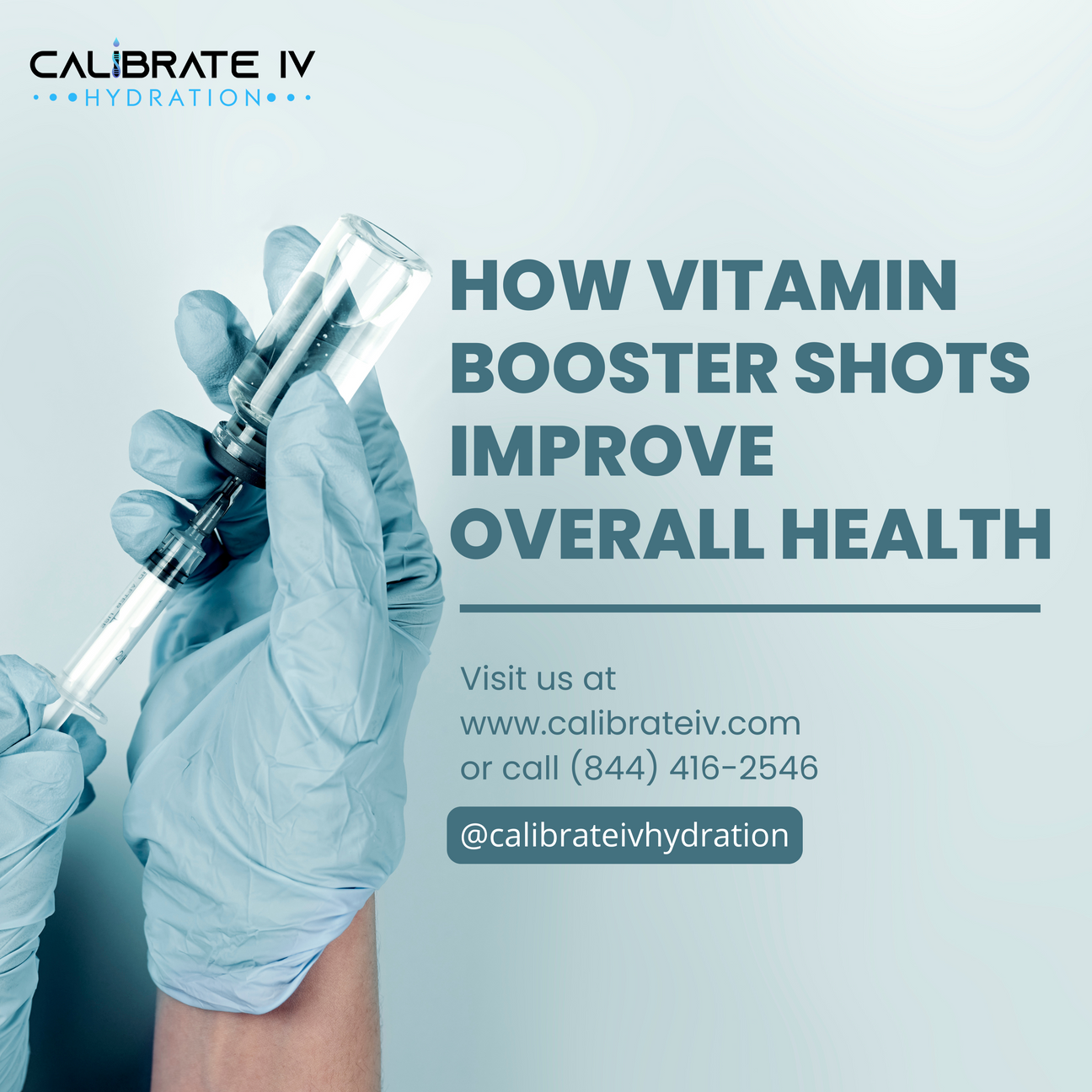 How Vitamin Booster Shots Improve Overall Health – Calibrate Hydration
